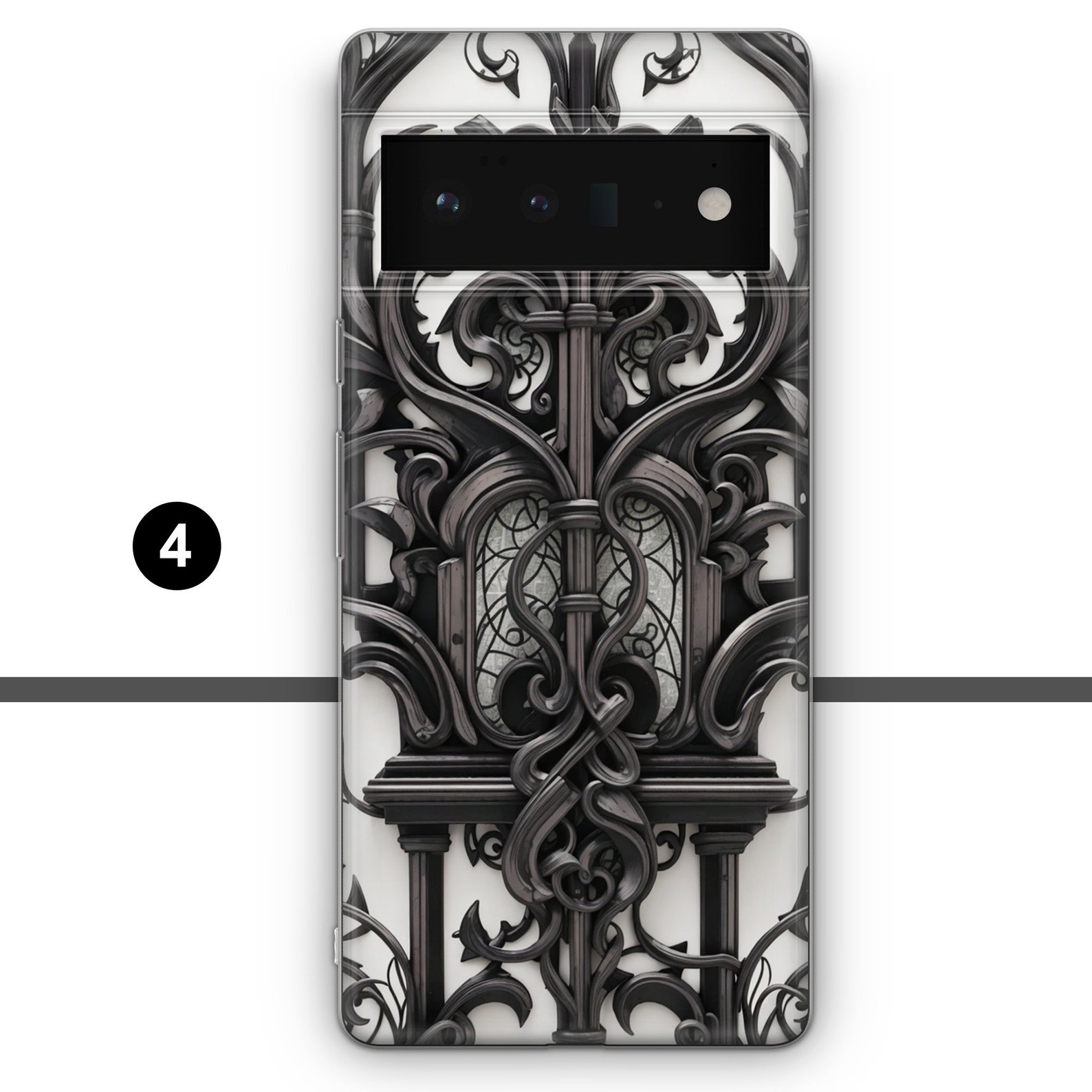 Gothic Phone Case Dark Black Goth Emo Cover for Google Pixel 10 ...