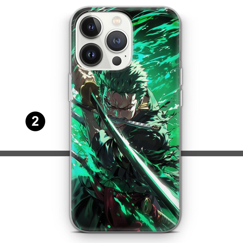 Roronoa Zoro Phone Case One Piece Pirate Anime Manga Cover for iPhone ...