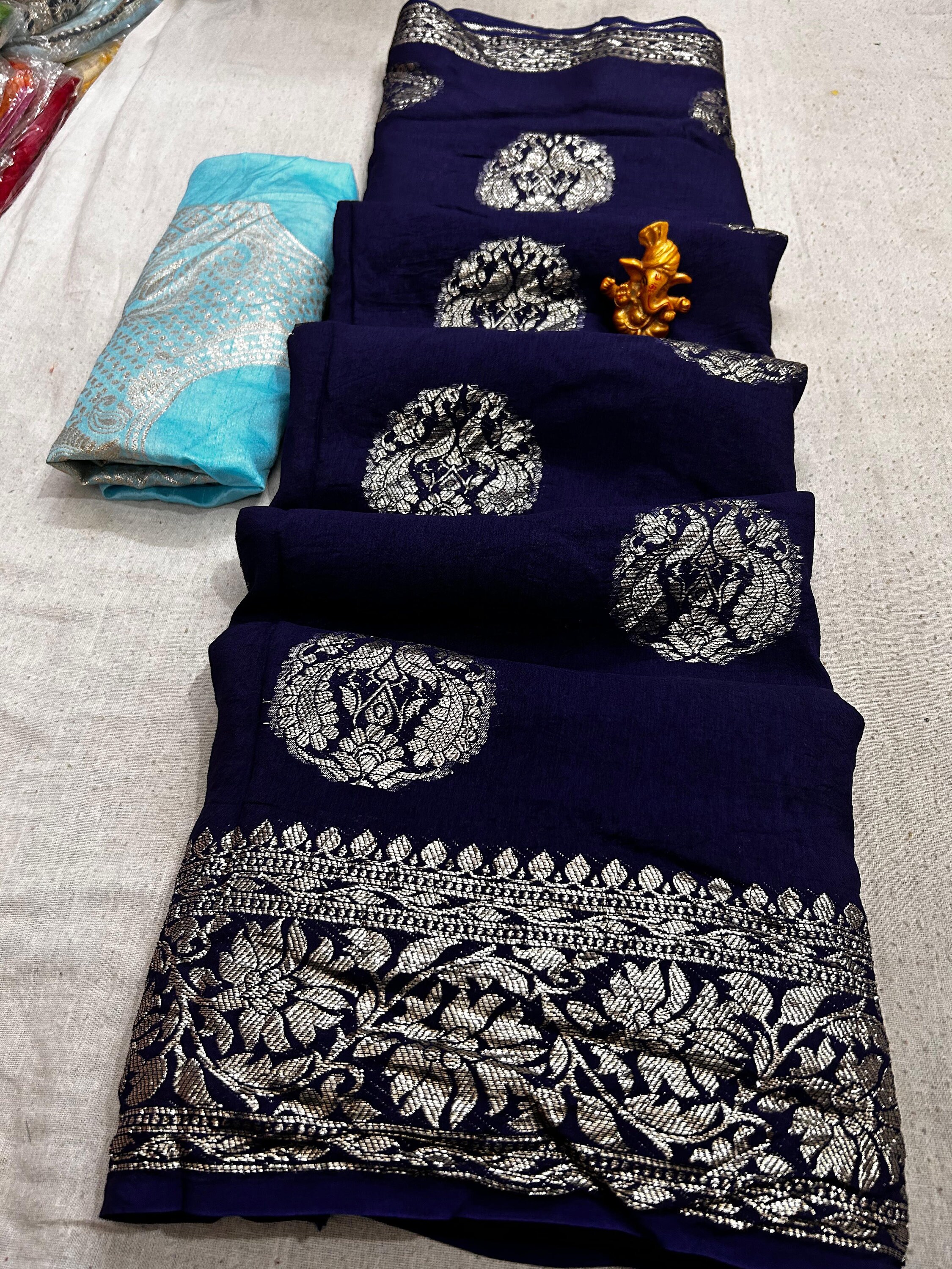 Banarasi Rasiyan Dola Silk Sarees - Etsy