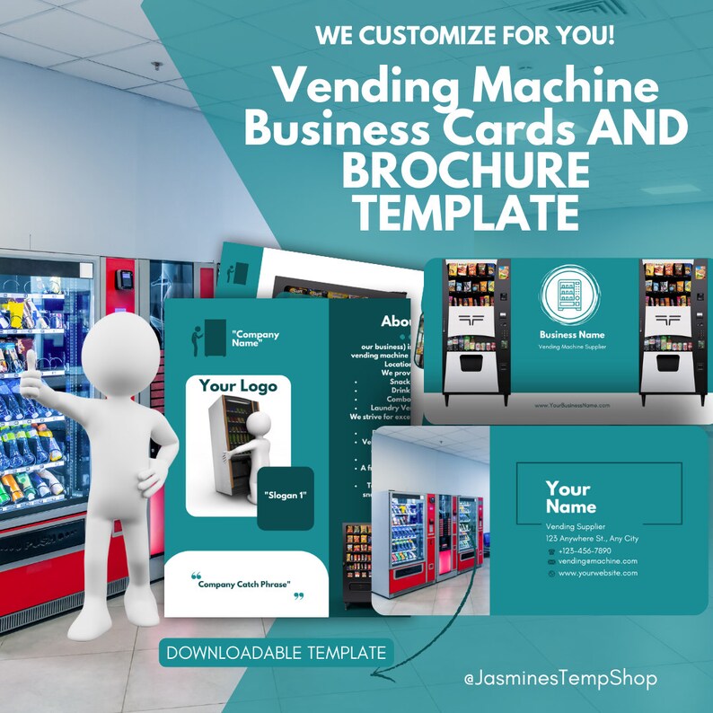 Customizable Vending Machine Business Cards Vending Brochure Vending ...