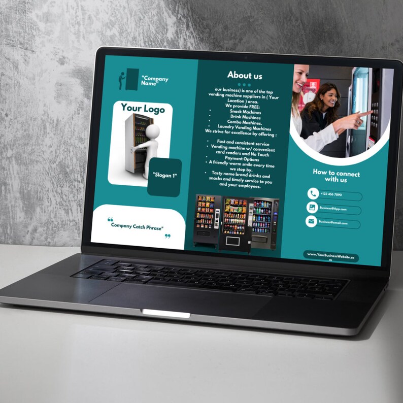 Customizable Vending Machine Business Cards Vending Brochure Vending ...