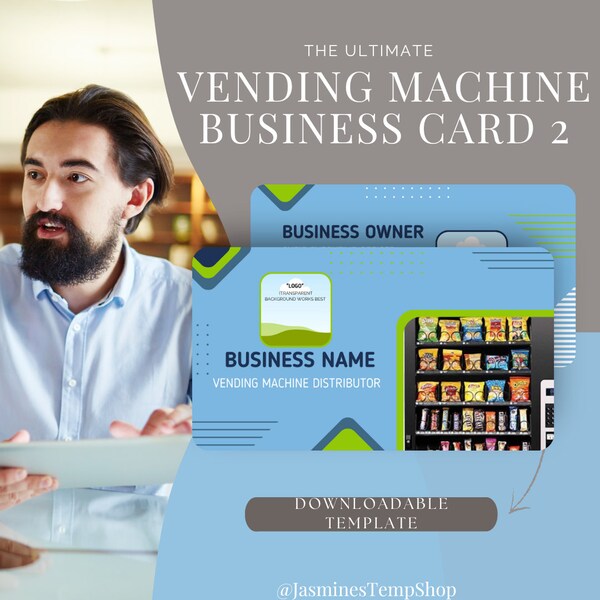 Vending Machine Business Cards - Etsy