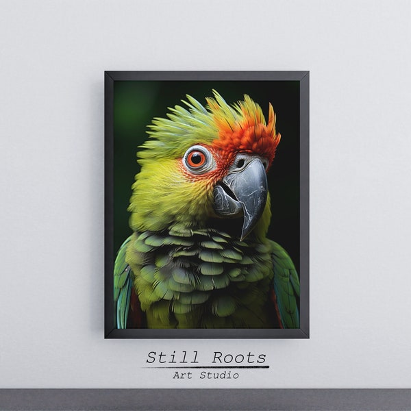 Parrot Poster - Etsy