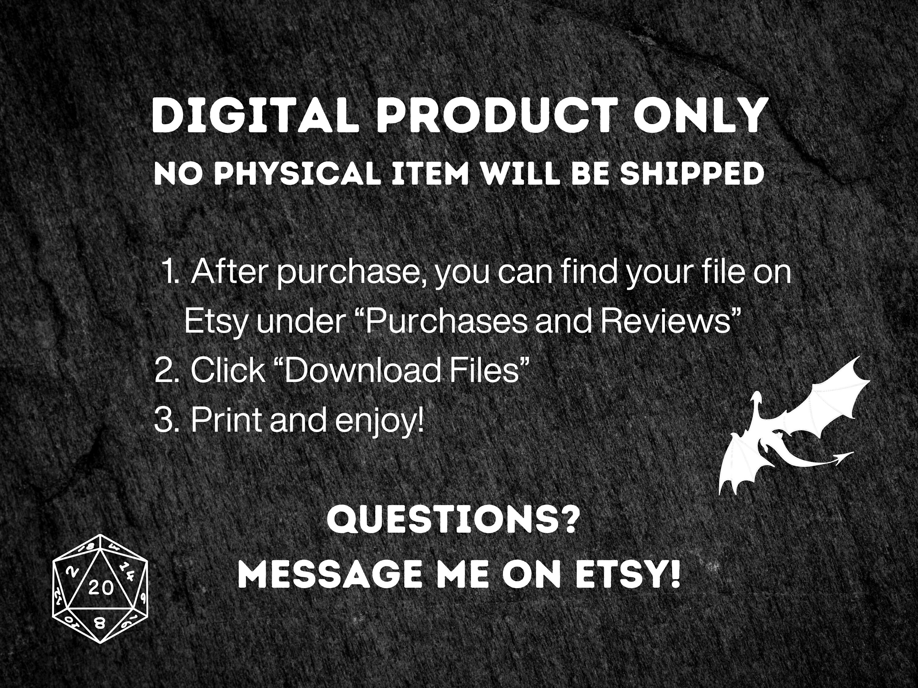 Dungeons and Dragons Gift | Side Quest Bingo | Printable DND Bingo Game ...