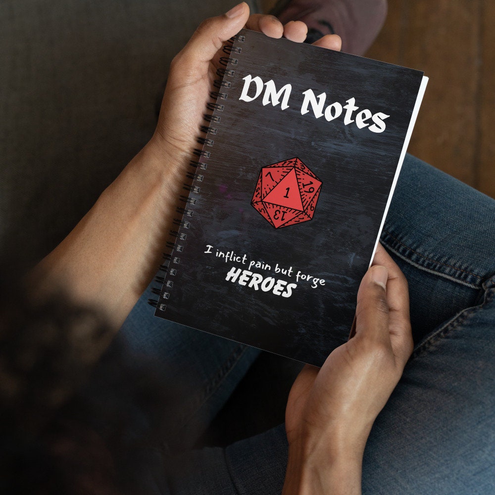 Dungeon Master's Spiral Notebook Campaign Journal DND - Etsy