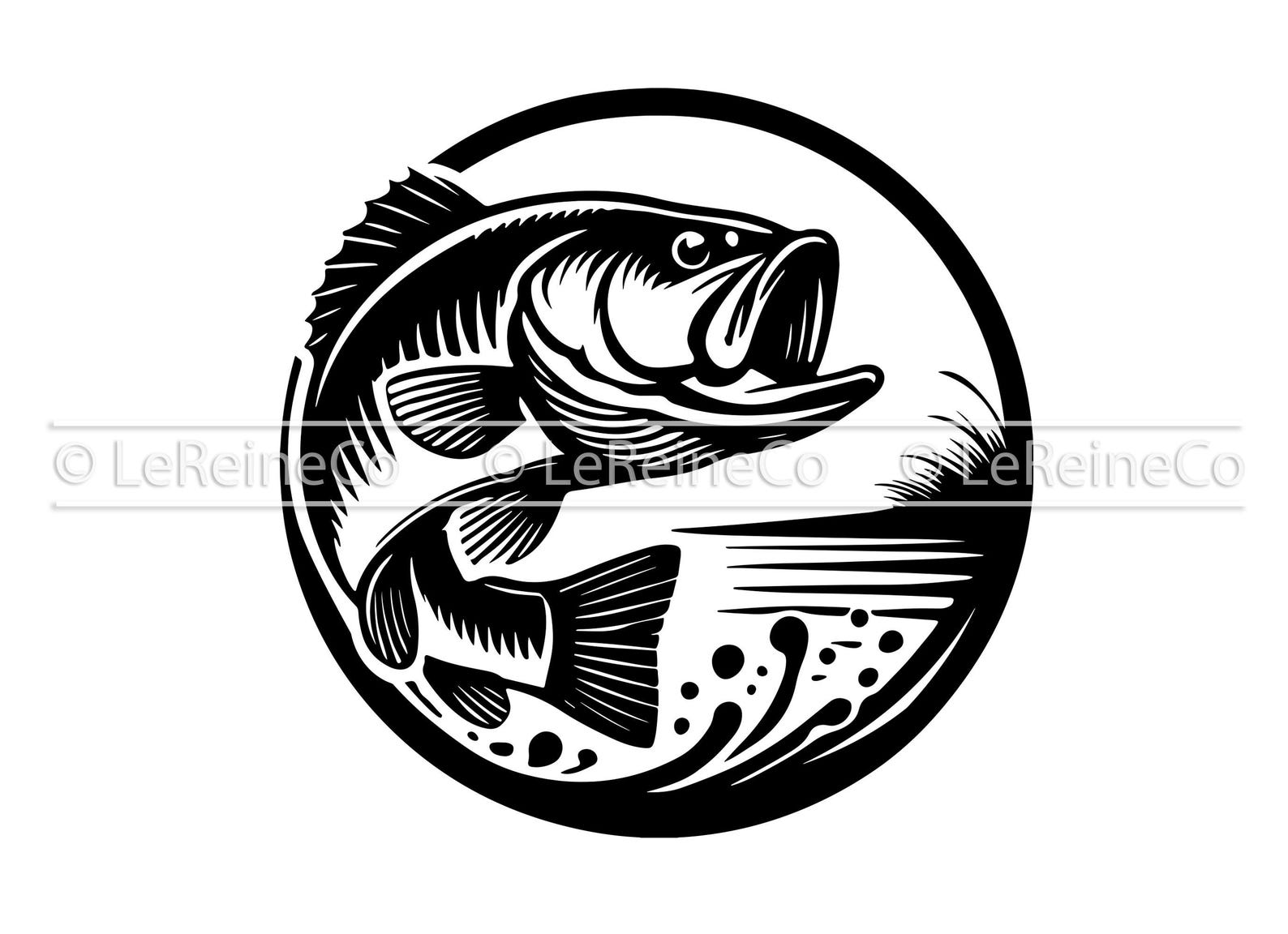 Bass Fishing Svg, Fishing Svg, Bass Fish Svg, Bass Clipart, Bass Cricut ...