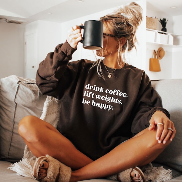 Drink Coffee Lift Weights - Etsy