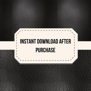 Black Leather Digital Paper Pack, Realistic Digital Leather Textures ...