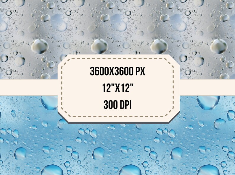 Water Drops Textures Digital Paper Pack 1, Raindrops Digital Texture ...