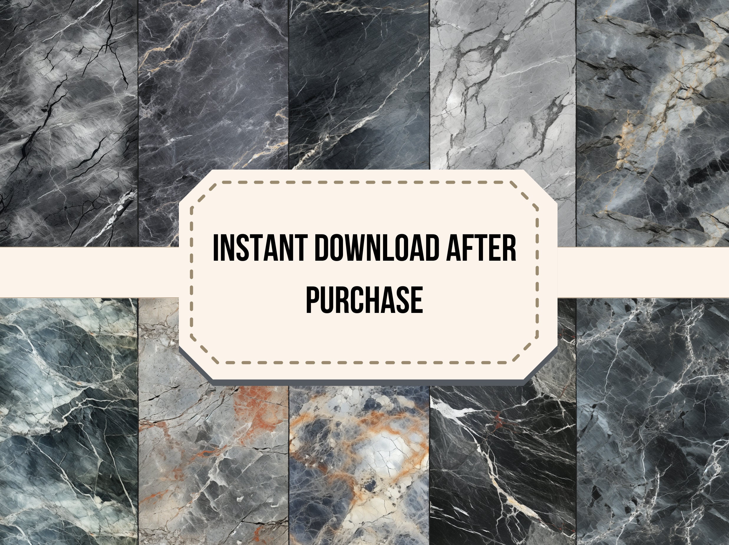 Realistic Stone Texture Digital Paper, Seamless Pattern Png, Seamless ...