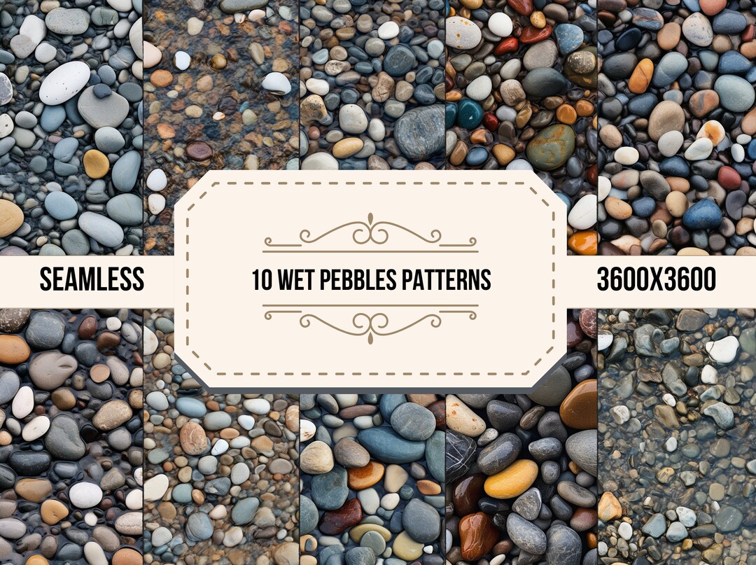 Wet Pebbles Photo Textures, Digital Patterns River Pebbles, Photography ...