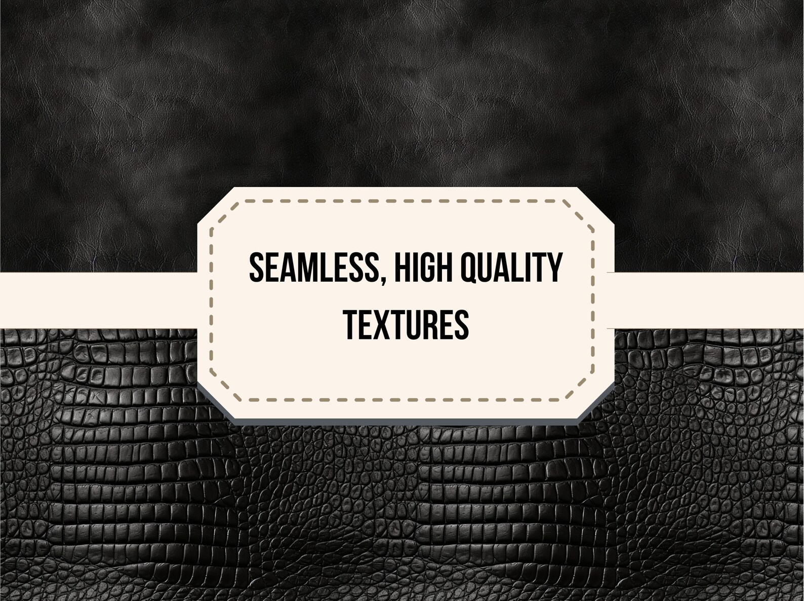 Black Leather Digital Paper Pack, Realistic Digital Leather Textures ...