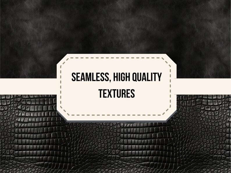 Black Leather Digital Paper Pack, Realistic Digital Leather Textures ...