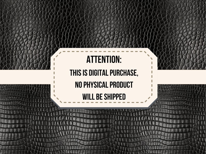 Black Leather Digital Paper Pack, Realistic Digital Leather Textures ...