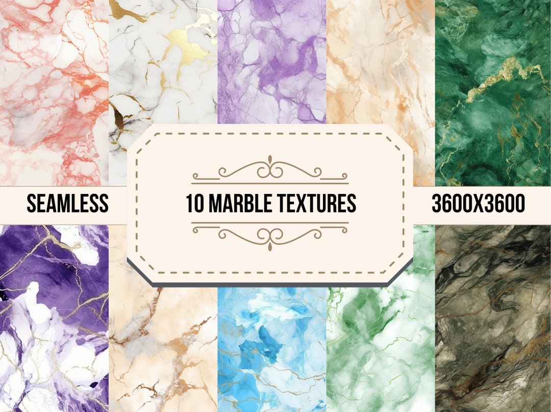 Marble Seamless Texture Pack, Natural Stone Wallpapers, Agate ...