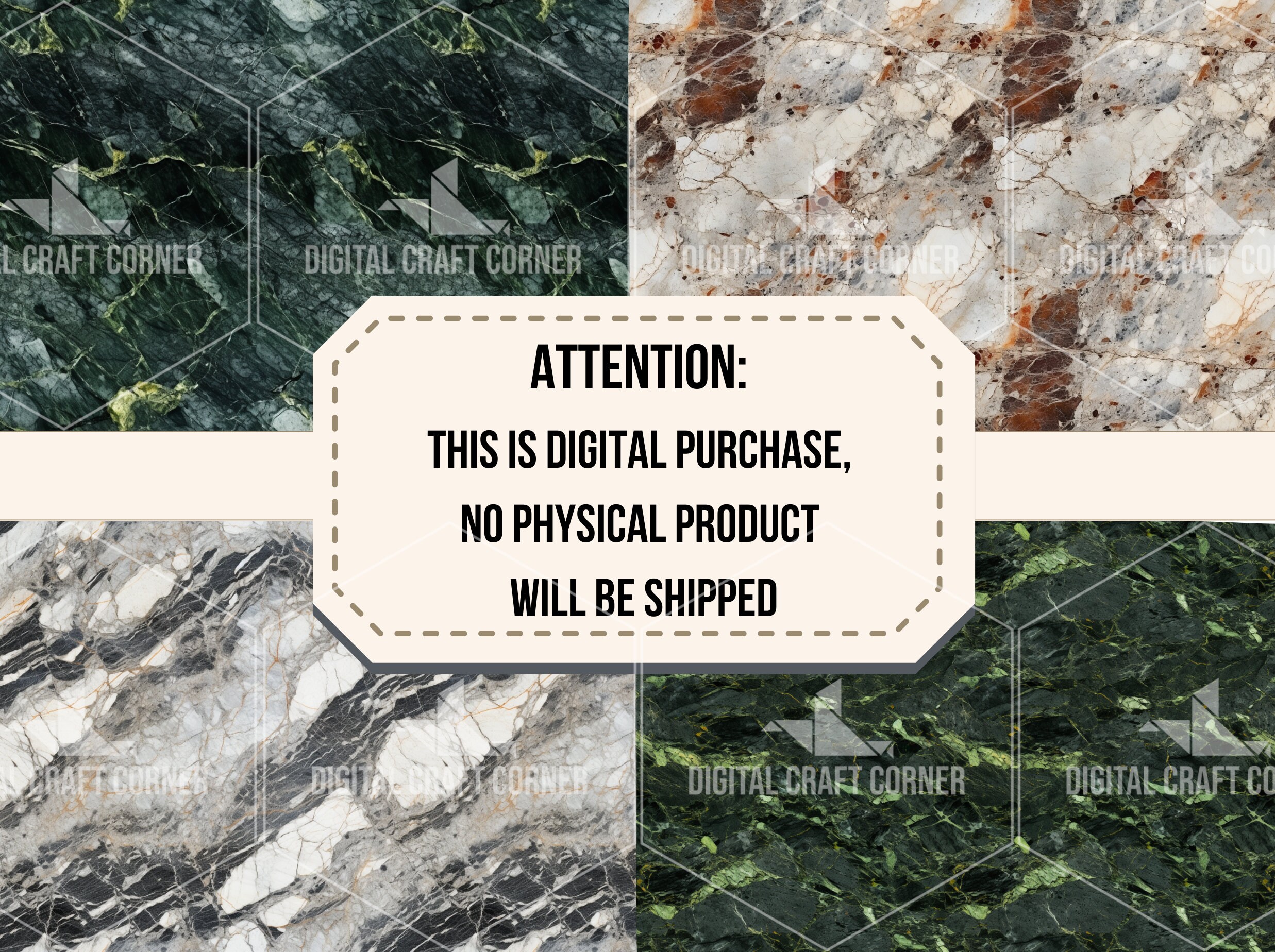 Granite Seamless Textures, Natural Stone Patterns Pack, Realistic Stone ...
