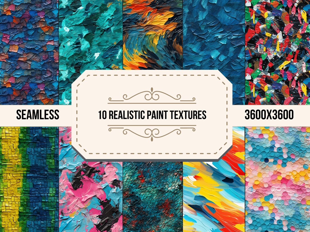 3d Paint Seamless Texture, Scrapbooking Paper, Abstract Printable Paper ...