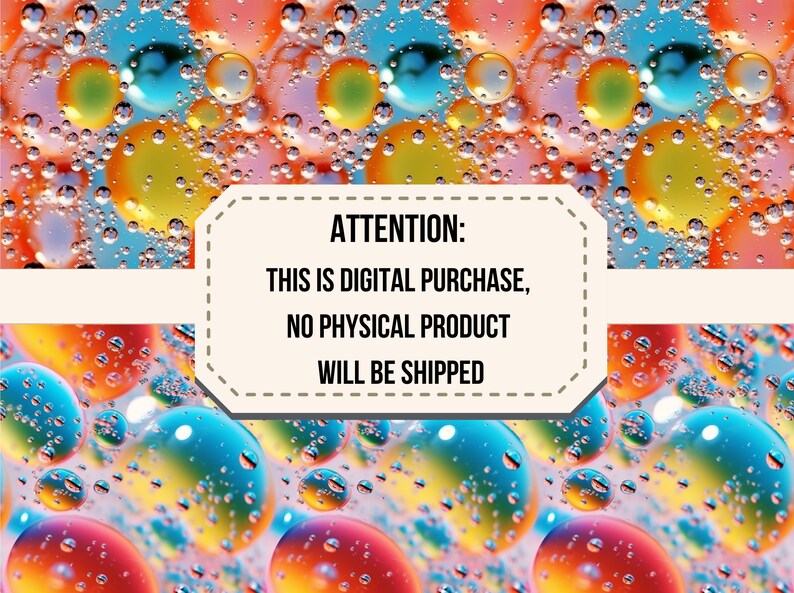Rainbow Bubbles Textures Digital Paper Pack 2, Air Bubbles Colorful ...