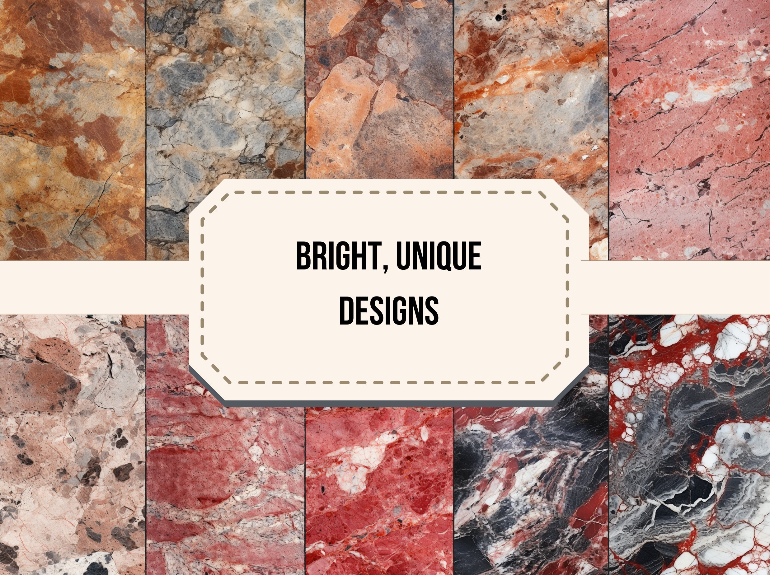 Realistic Stone Texture Digital Paper, Seamless Pattern Png, Seamless ...
