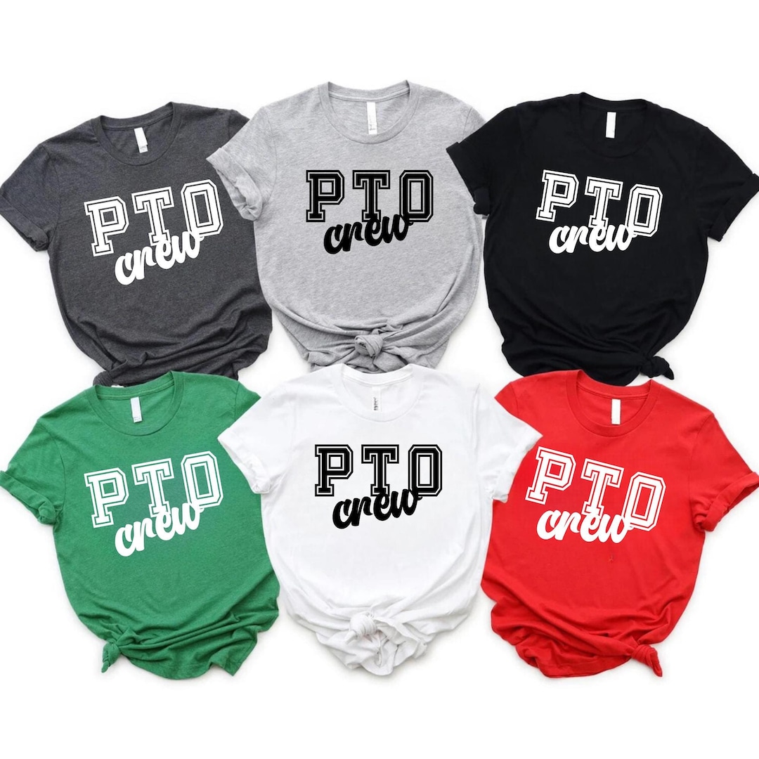 PTO Crew Shirt, Parent Teacher Organization Shirt, PTO Shirt, Parent ...
