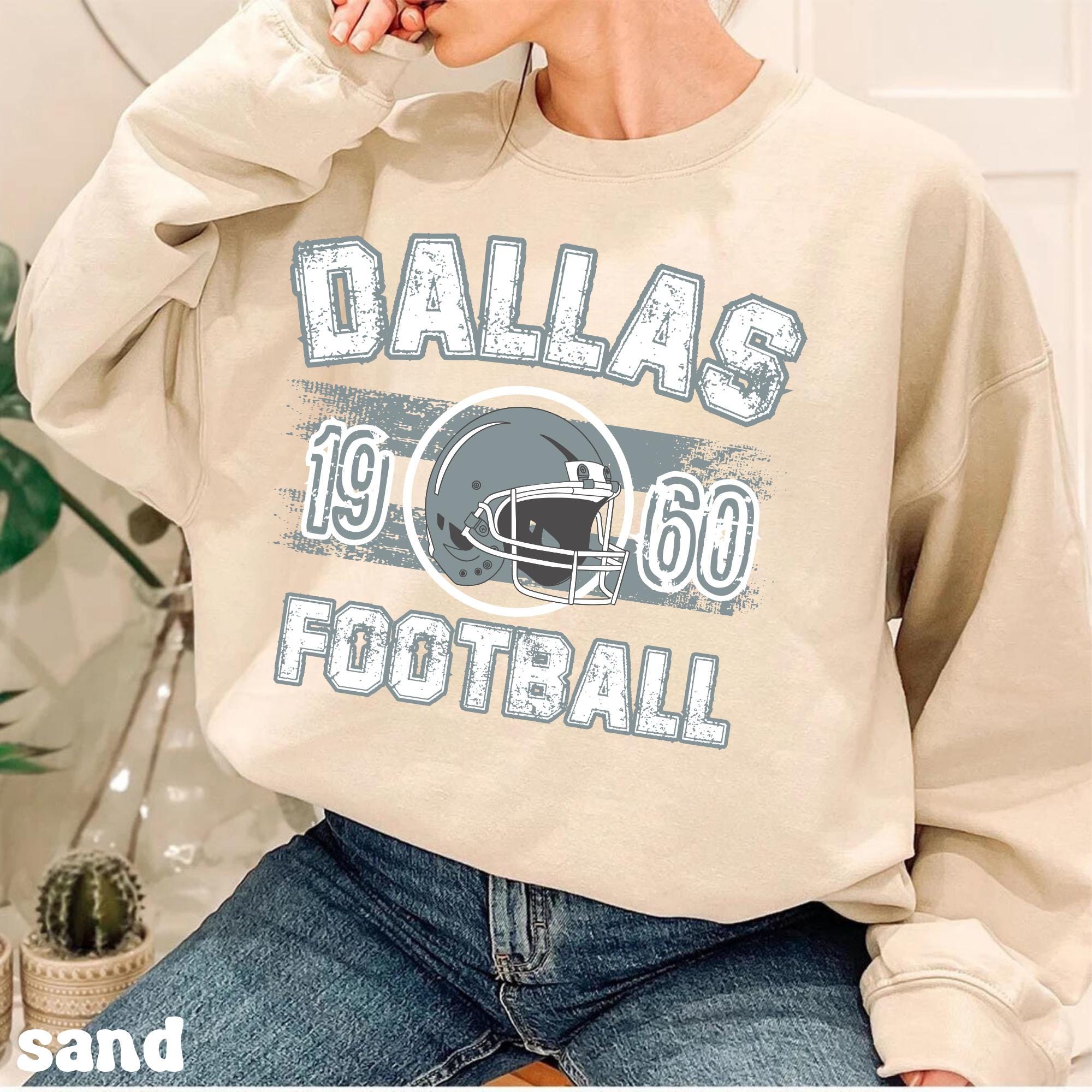 Vintage Style Dallas Cowboys Football Sweatshirt, Dallas Fans ...