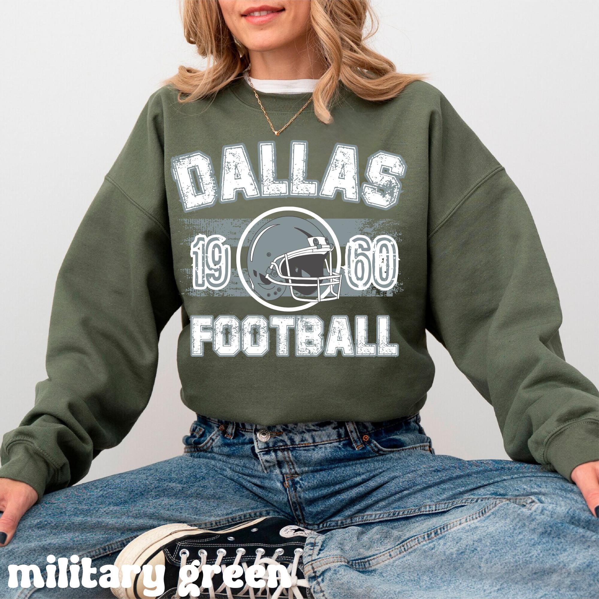 Vintage Style Dallas Cowboys Football Sweatshirt, Dallas Fans ...
