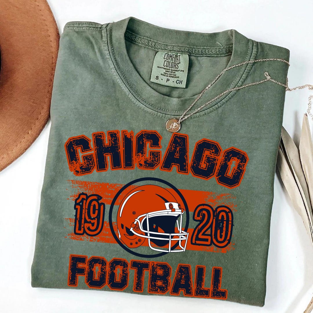 Vintage Chicago Bears Football Shirt, Chicago City Shirt, Chicago Bears ...
