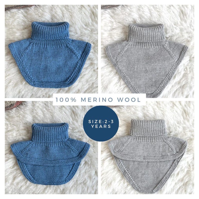 100% Merino Wool Kids Neck Warmer - Etsy