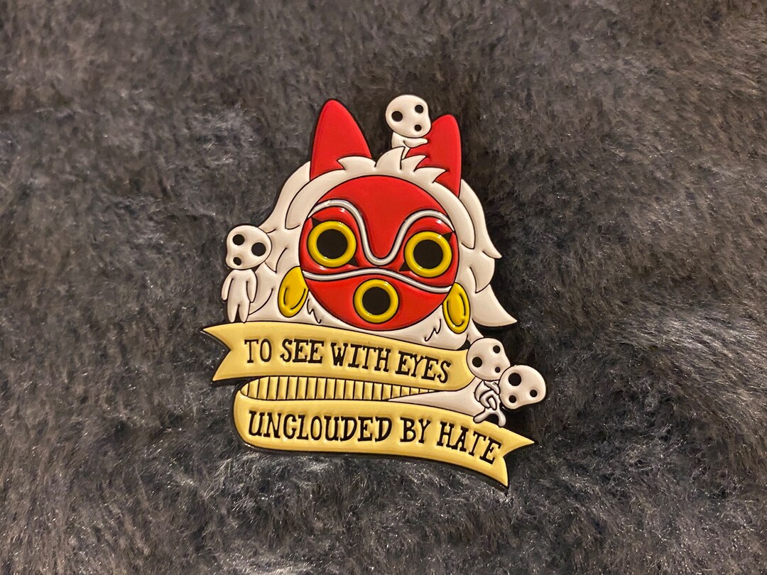 Pin Princess Mononoke Mononoke Hime - Etsy