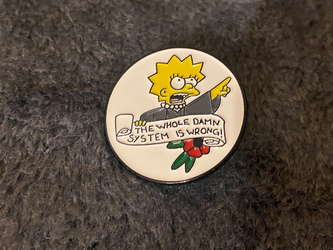 Pin Lisa Simpson the Simpsons the Simpsons - Etsy