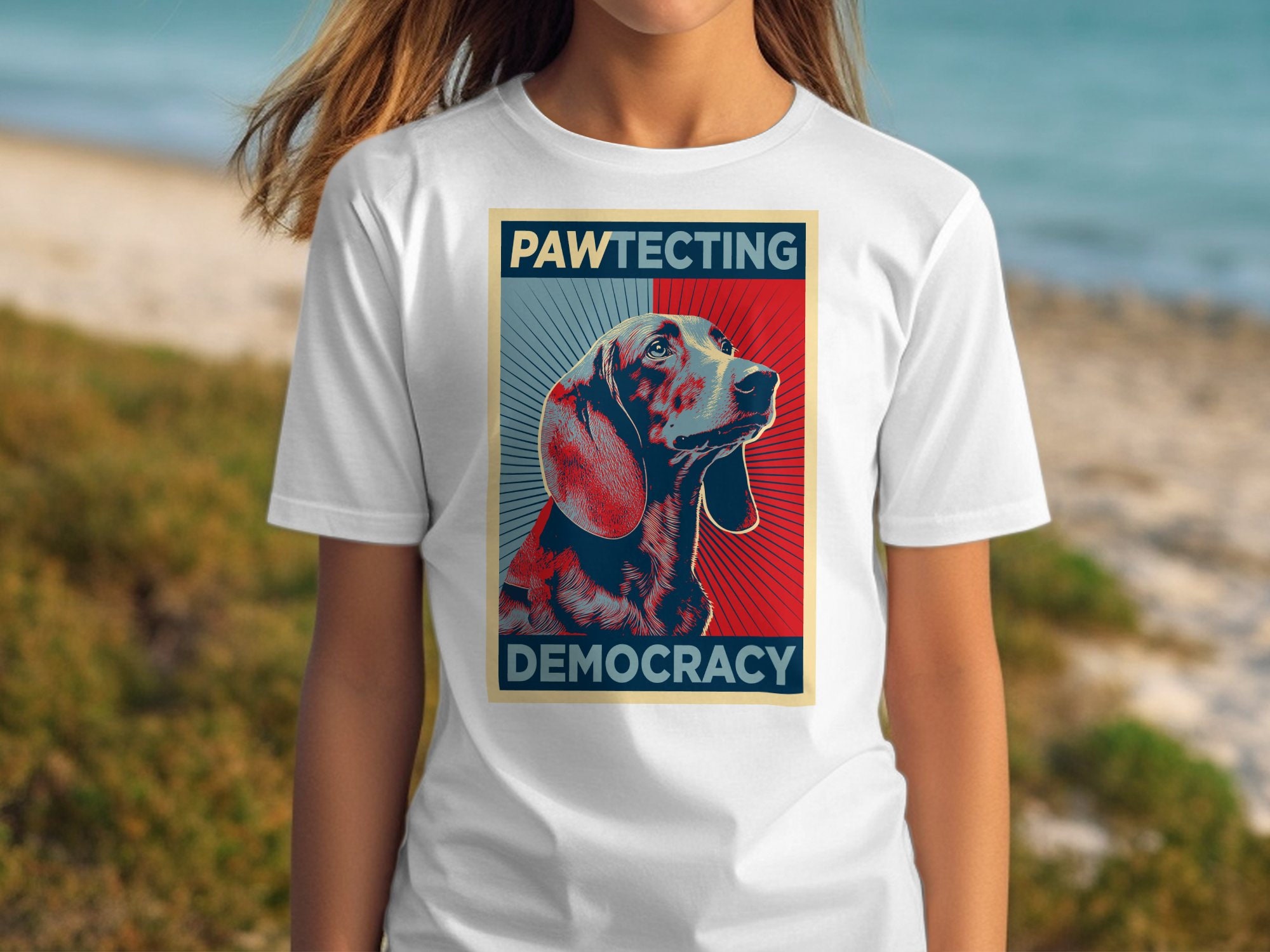 Dachshund Protecting Democracy Political Dog T-shirt - Etsy