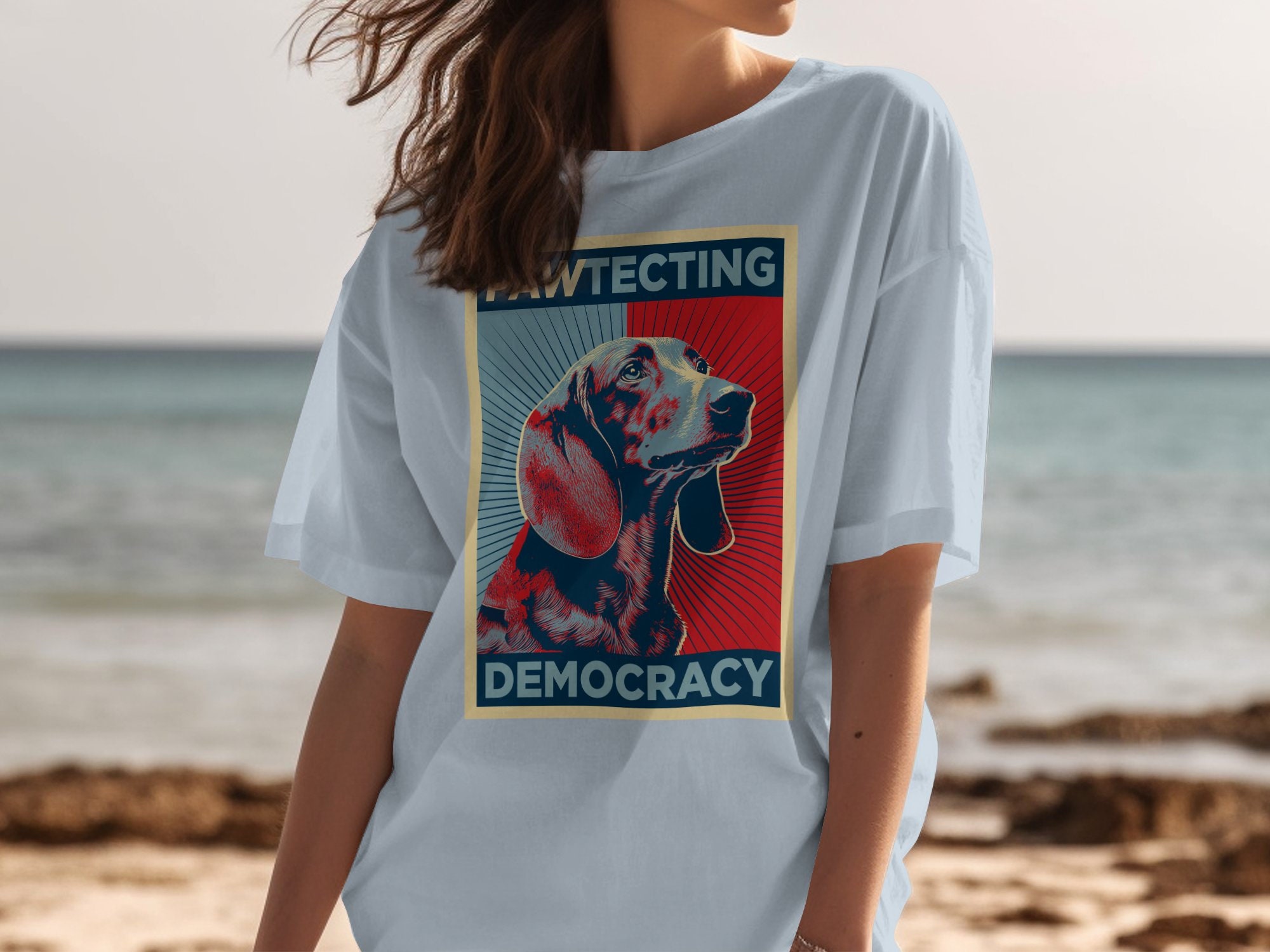 Dachshund Protecting Democracy Political Dog T-shirt - Etsy