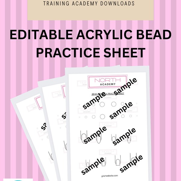 Acrylic Sheet Bead - Etsy