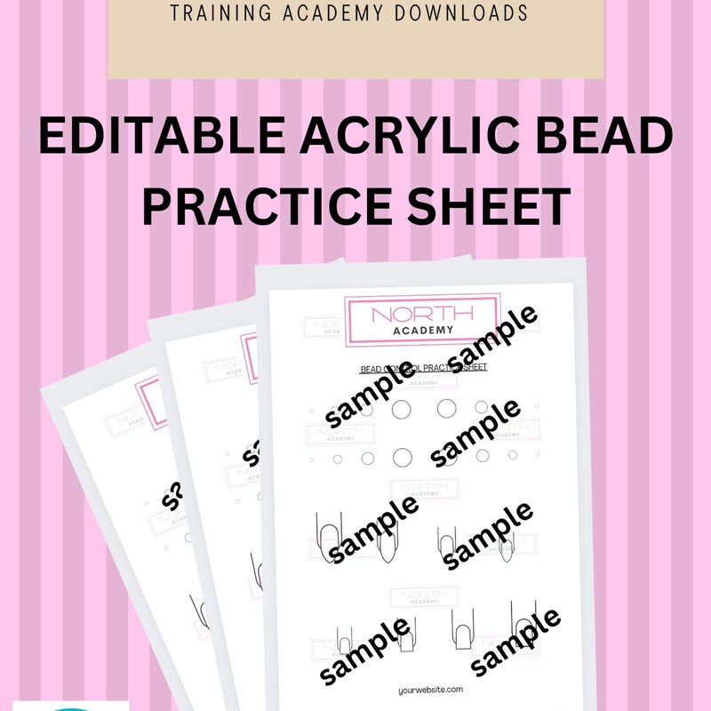 Acrylic Practice Sheet - Etsy