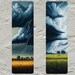 Set of 2 Printable Bookmarks Thunderstorm Digital Bookmarks Book Lovers ...
