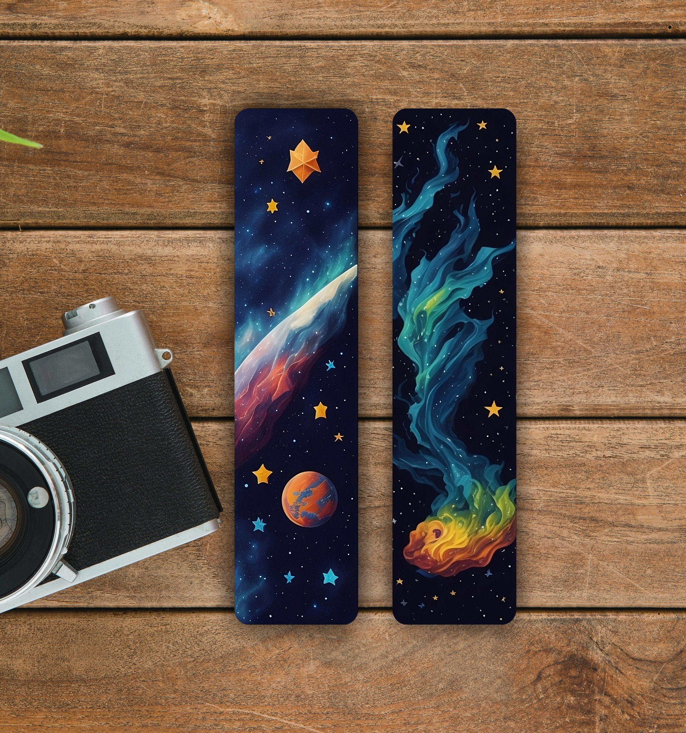 Set of 8 Printable Bookmarks | Space Adventures | Digital Bookmarks ...