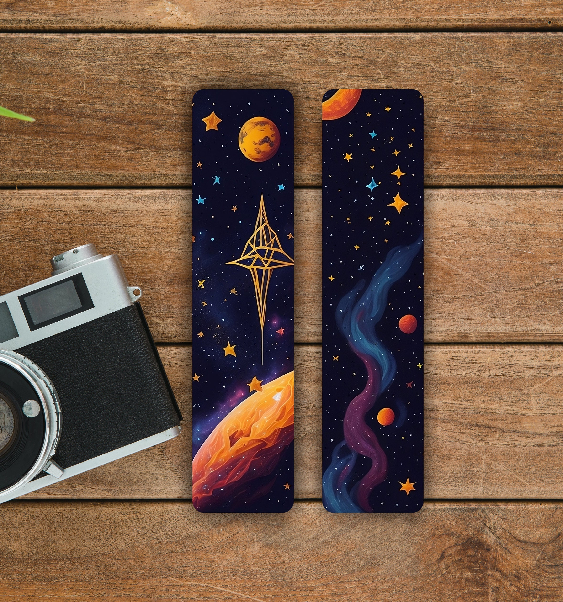 Set of 8 Printable Bookmarks | Space Adventures | Digital Bookmarks ...