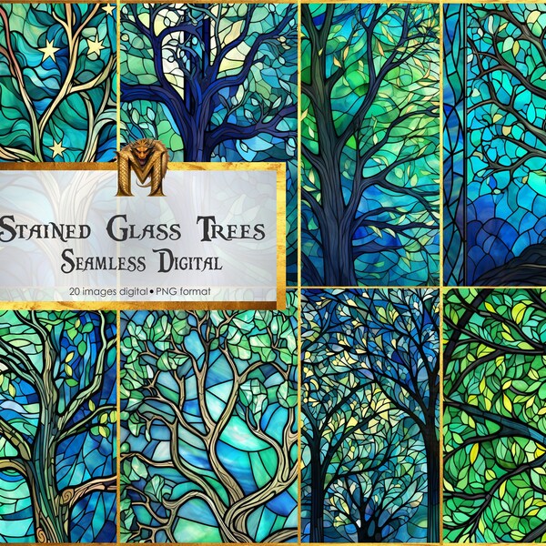 Stained Glass Tree - Etsy