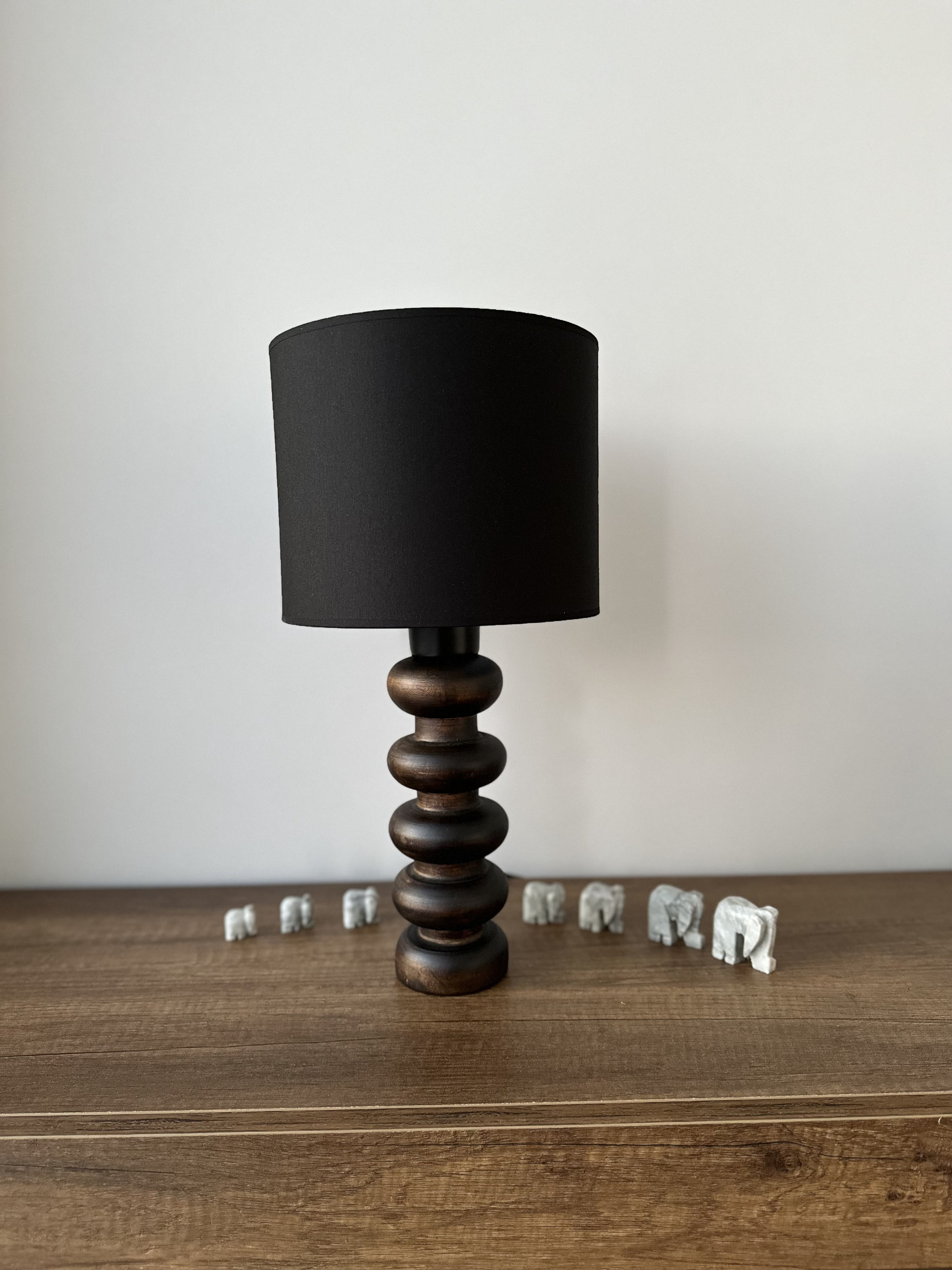 Unique Wood Table Lamp Floating Stand Lamp Nightstand Lamp Desk ...