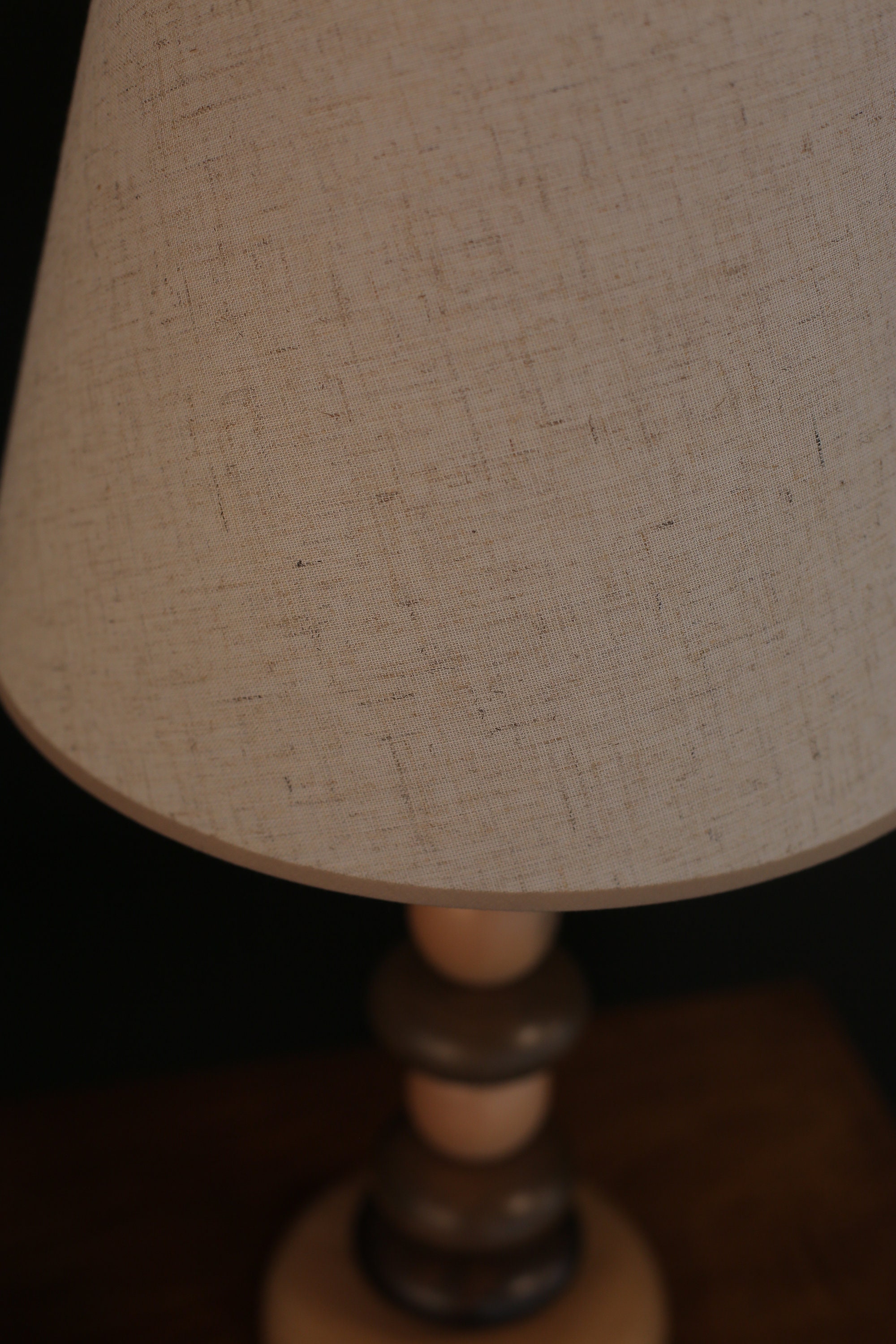 Unique Modern Table Lamp , Wooden Desk Lighting , Handmade Midcentury ...