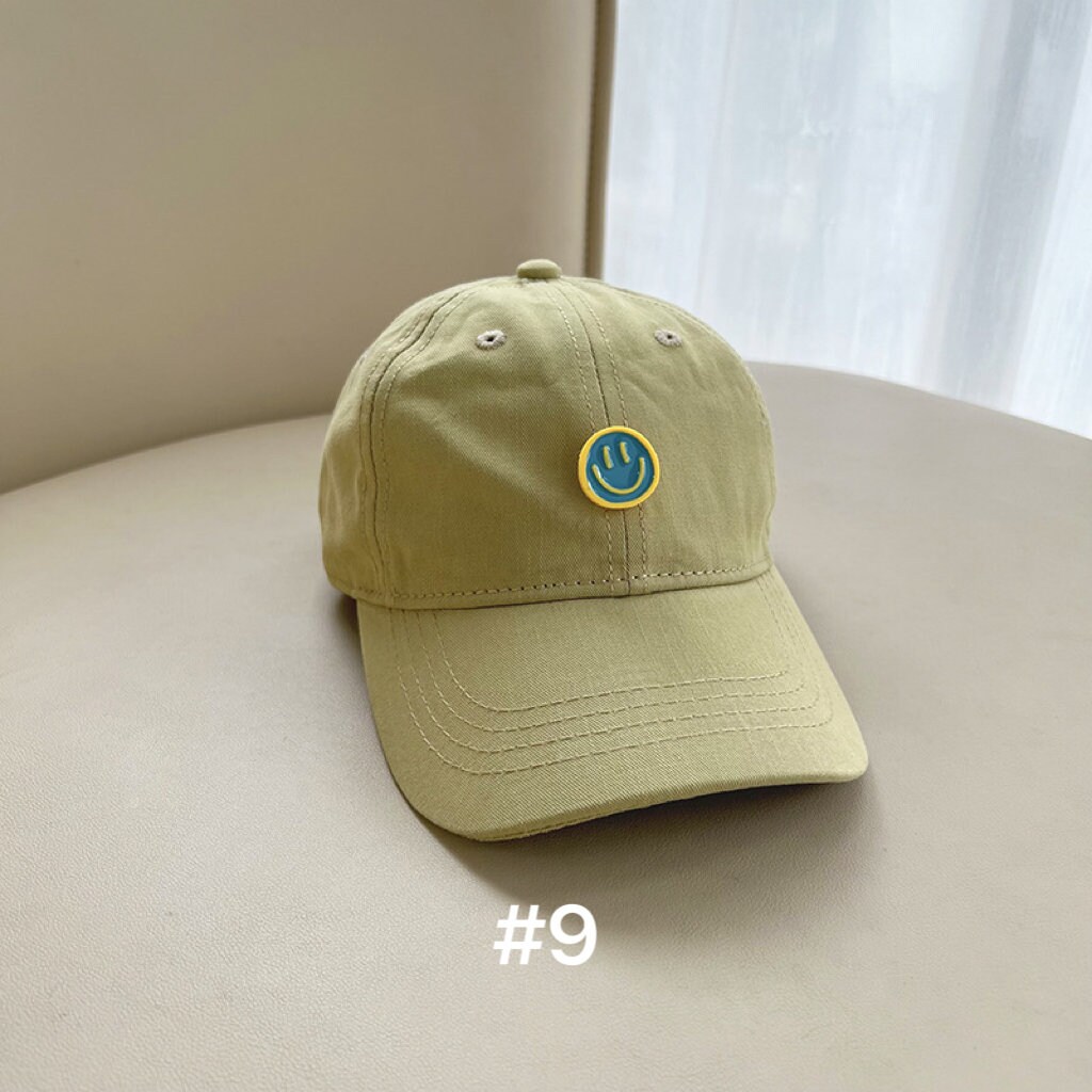 Smiley Face Baseball Hat for Kids | Toddler Baseball Hat | Kids ...
