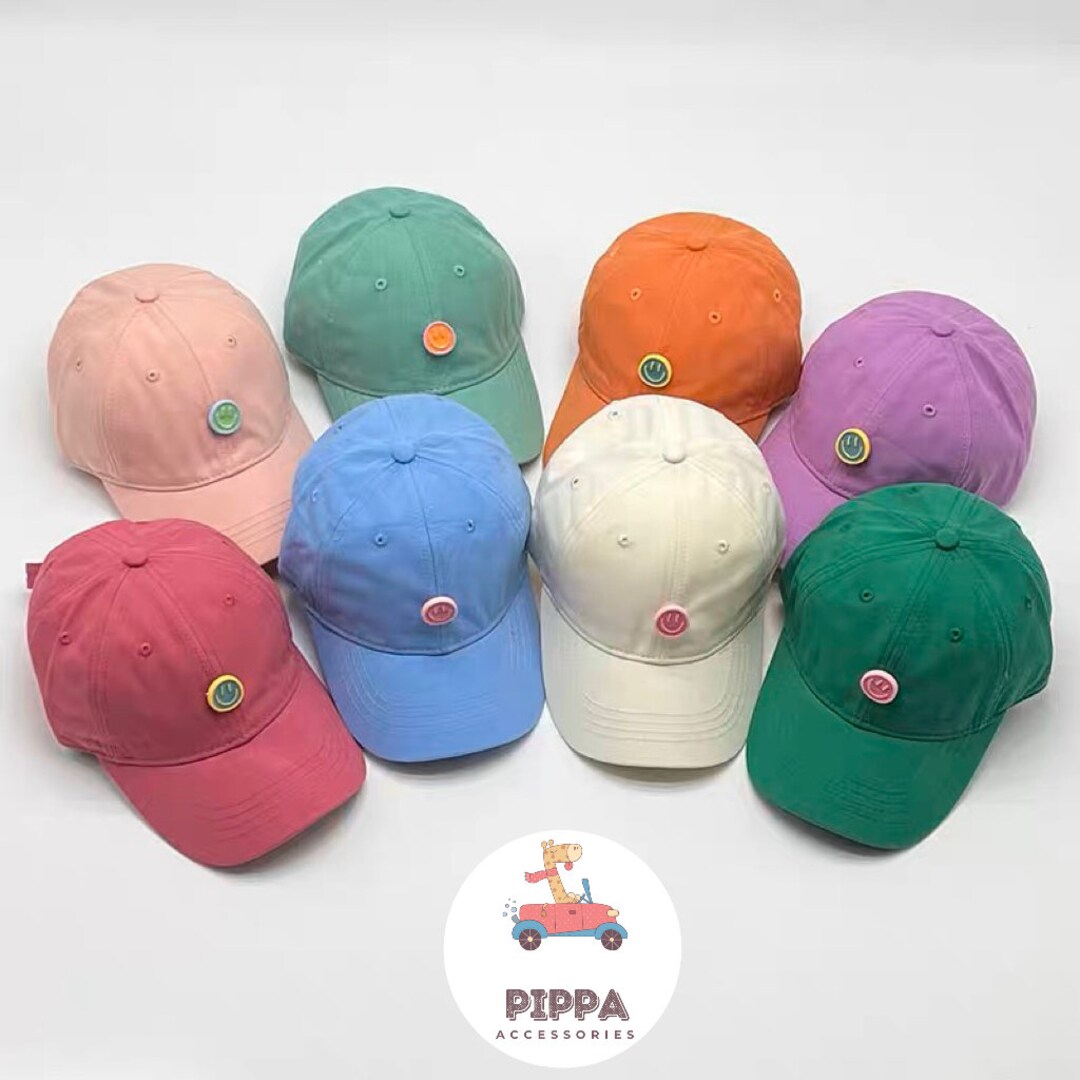 Smiley Face Baseball Hat for Kids | Toddler Baseball Hat | Kids ...