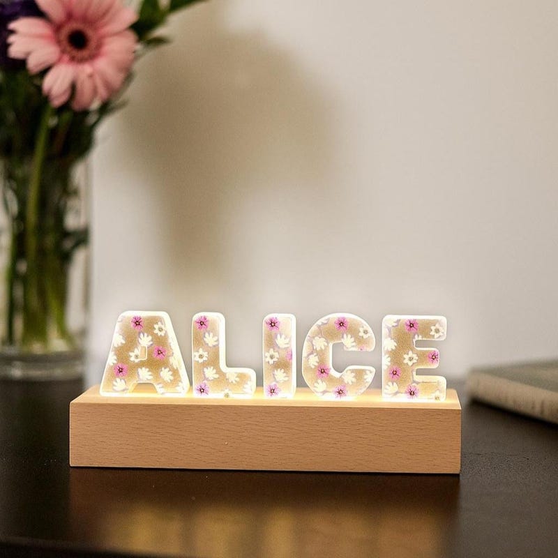 Lamp Letter - Etsy