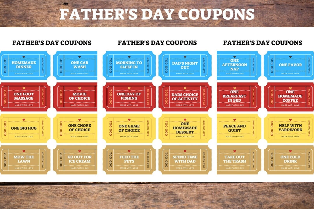 Cupones Día del Padre, Cupones para Papá, Cupones Día del Padre ...