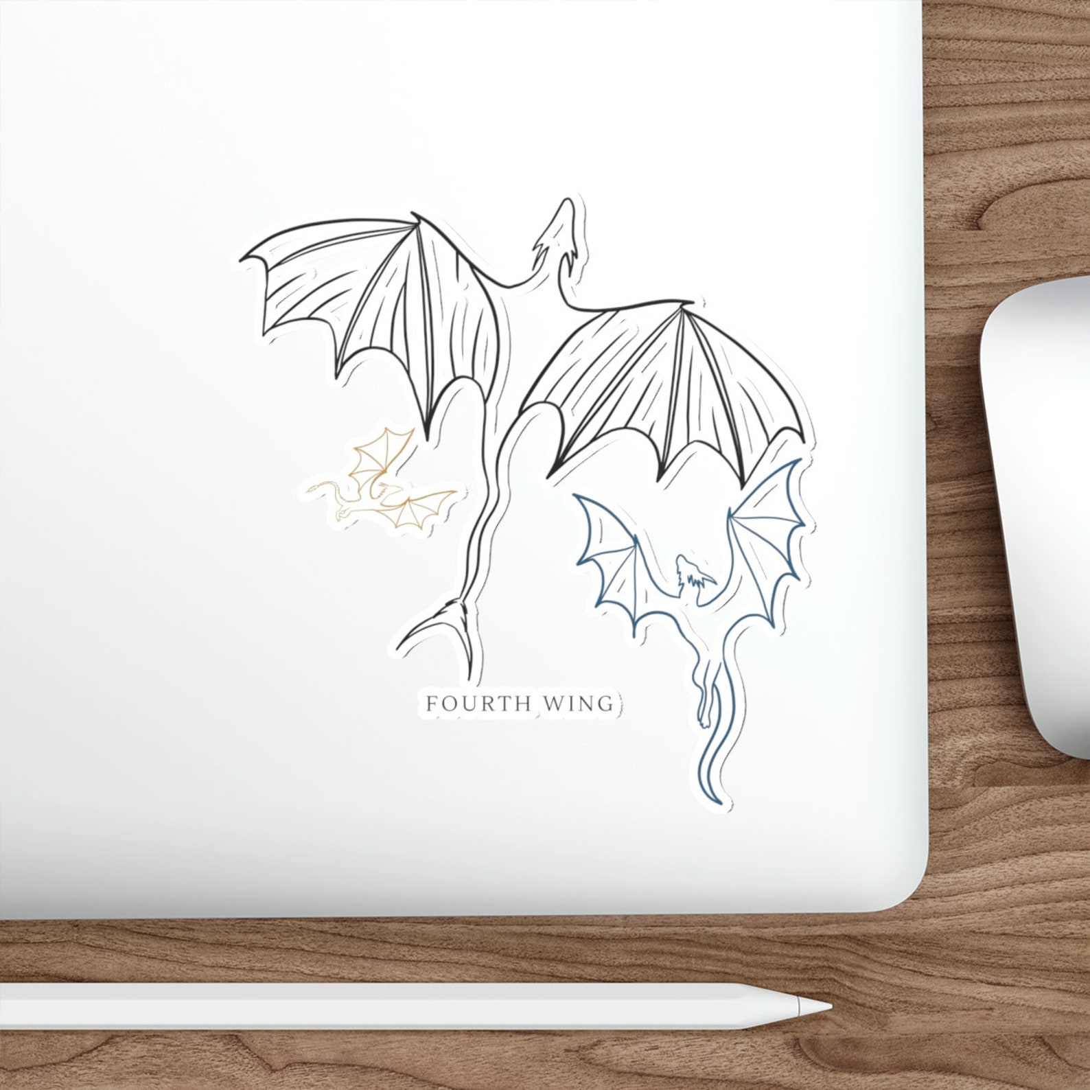 Fourth Wing Sticker, 4th Wing, Tairn, Andarna, Sgaeyl, Dragons, Dragon ...