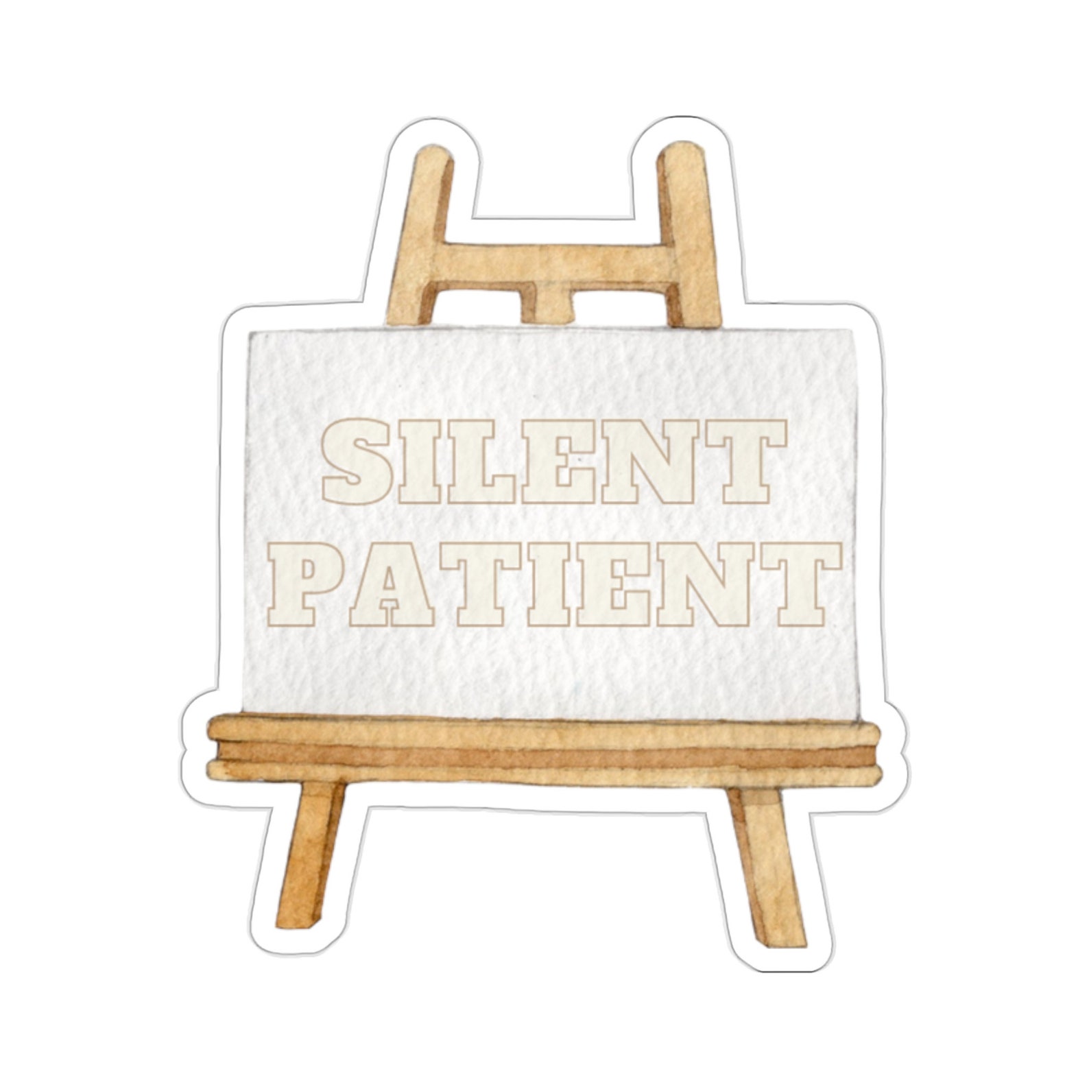 The Silent Patient Sticker, the Silent Patient, Book Sticker - Etsy