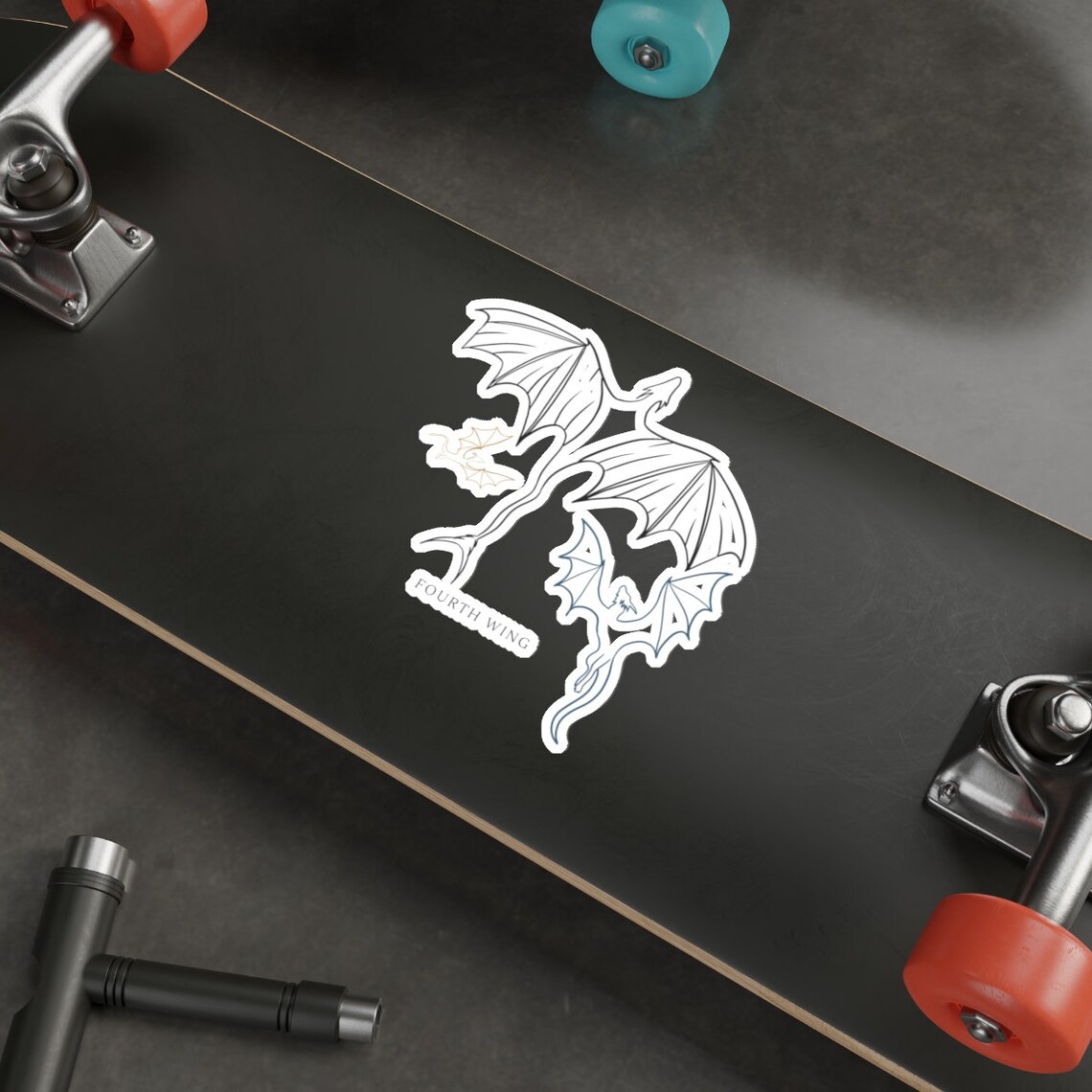 Fourth Wing Sticker, 4th Wing, Tairn, Andarna, Sgaeyl, Dragons, Dragon ...
