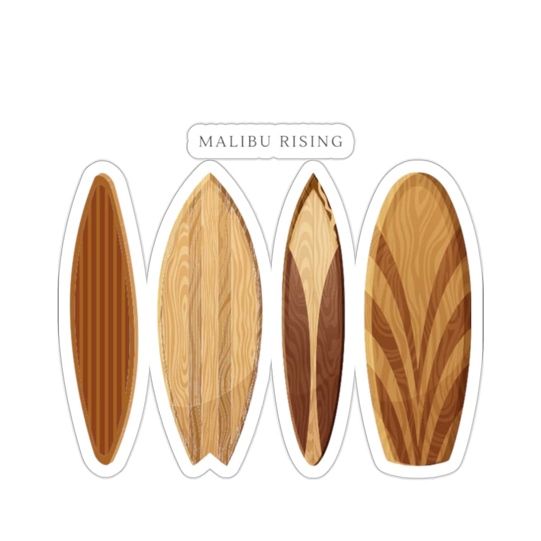 Malibu Rising Sticker, Malibu Rising Stickers, Malibu Rising, Book ...