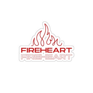 Fireheart Throne of Glass Sticker, Fireheart, Aelin, Throne of Glass - Etsy
