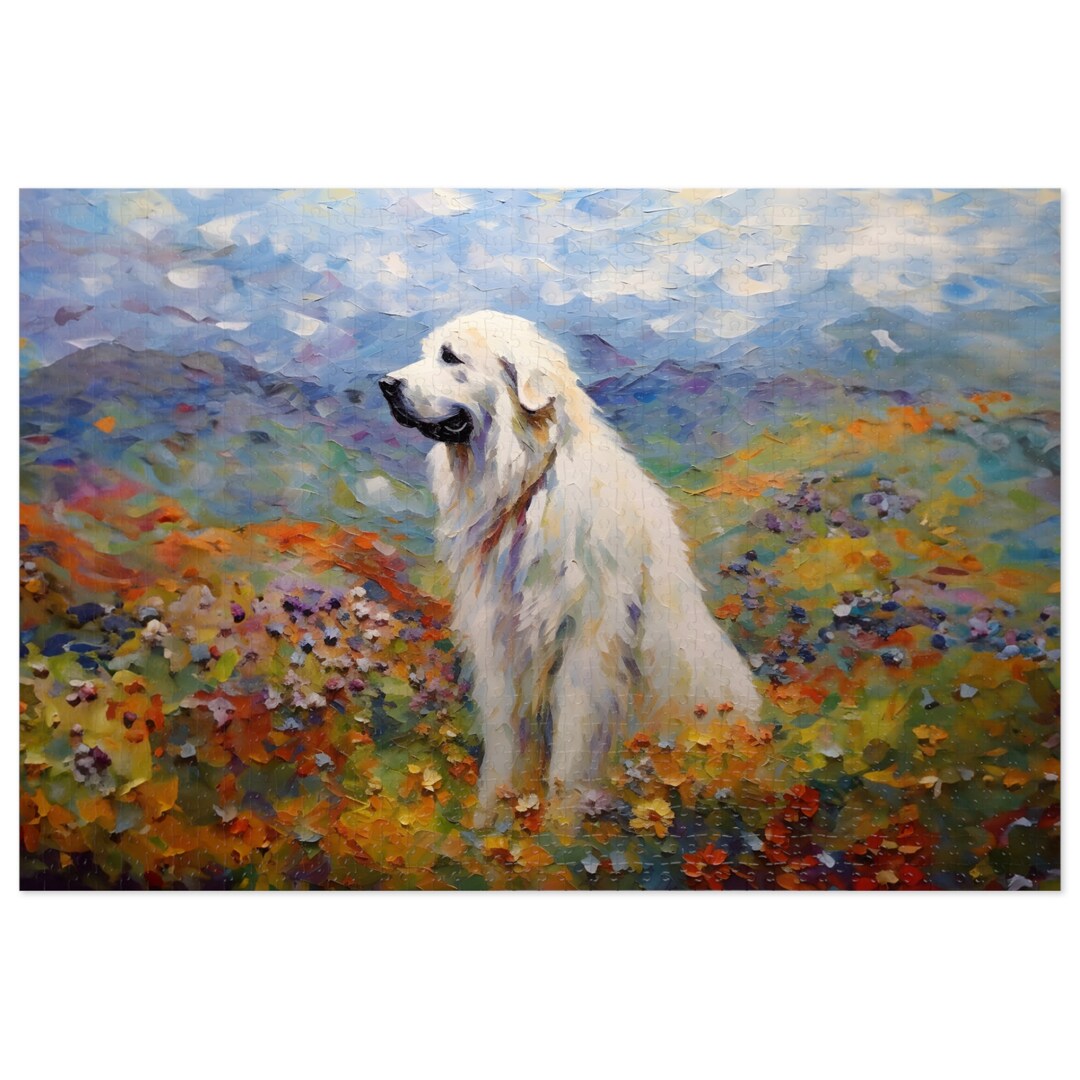 Great Pyrenees Monet Puzzle 30 110 252 5001000-piece - Etsy